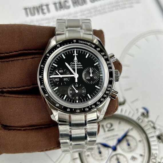 Omega Speedmaster Co Axial Chronometer 43mm Dial Come… - Gem