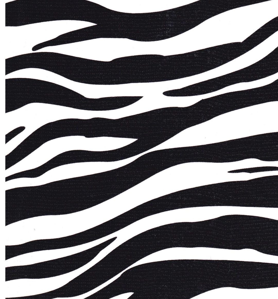 Cotton Fabric Destash - Black & White Zebra Print - Fat Quarter FQ - Etsy