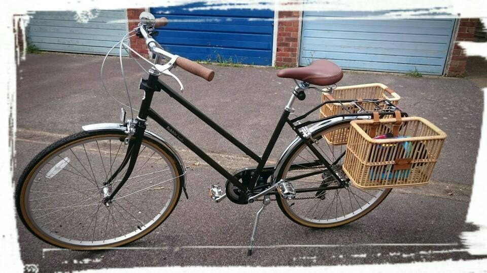 BB.BikeBasket Touring Wicker Bicycle Bike Basket with Straps | Etsy