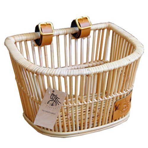Bb.bikebasket Touring Wicker Bicycle Bike Basket With Straps - Etsy