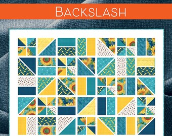 Slashed Square Quilt Pattern - Etsy