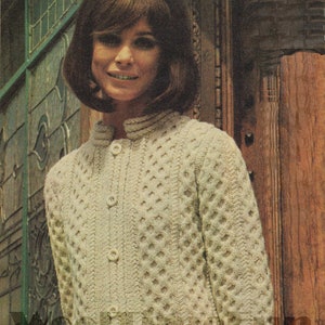 Knit a Lovely Long Coat Pattern This Vintage Classic Design Knit a Lovely Long Coat Pattern This Vintage Classic Design