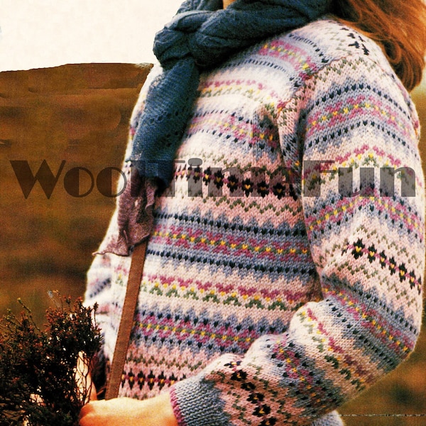 Fair Isle Sweater - Etsy