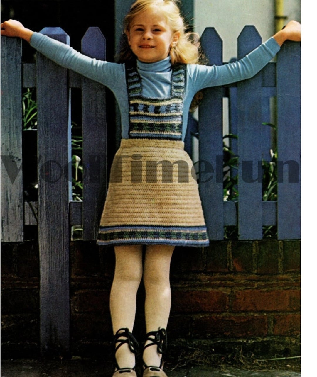 Crochet Pattern for Girl's/child's Pinafore Dress. Quick & Easy to Make ...