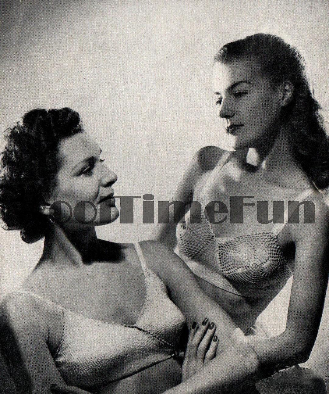 Crochet & Knitting Pattern. Vintage 1940s Ladies Brassieres/bras/underwear - Etsy