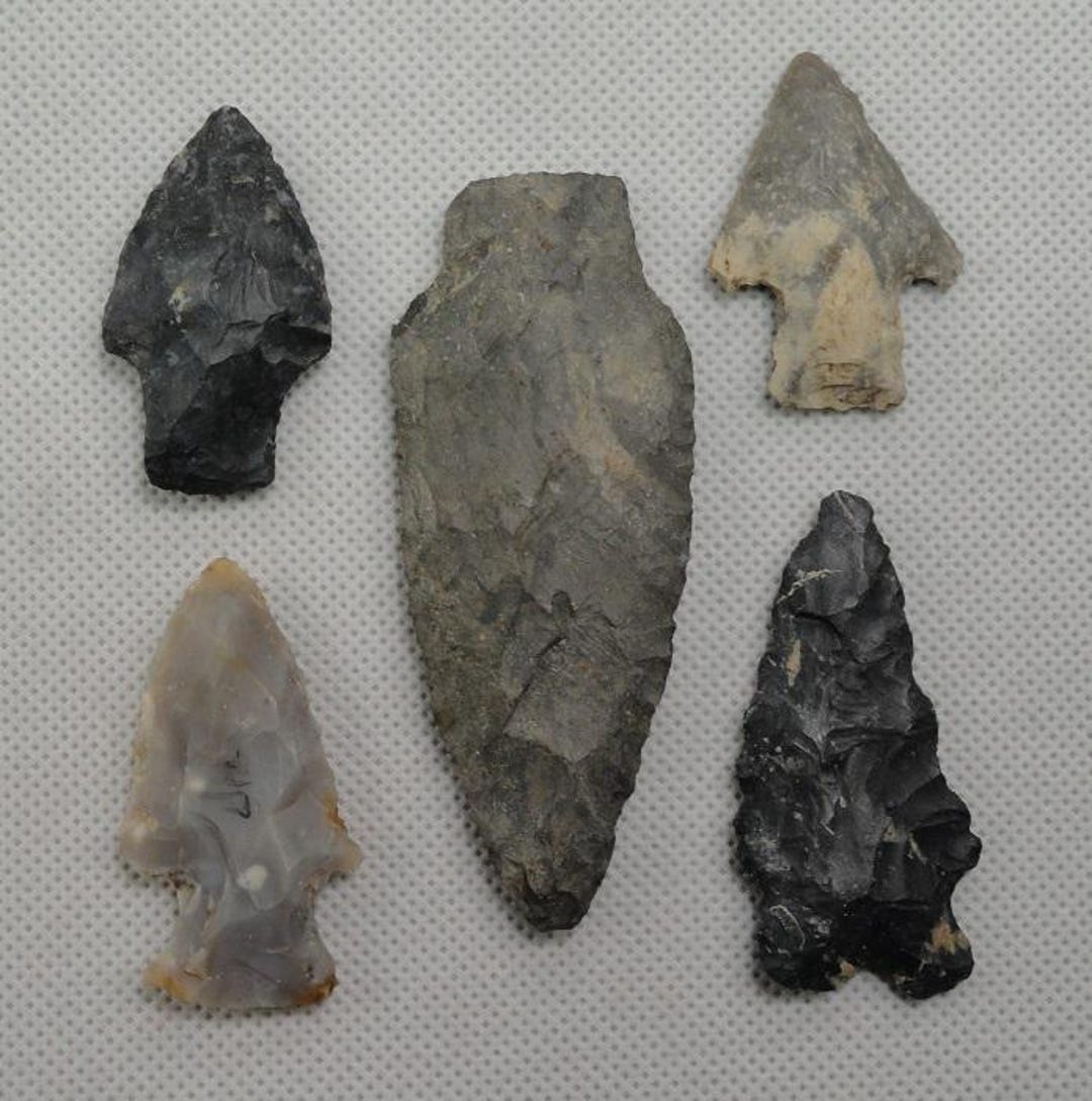 5 Really Nice Arrowheads Found in Ohio / Artifact / Relic / Arrowhead ...