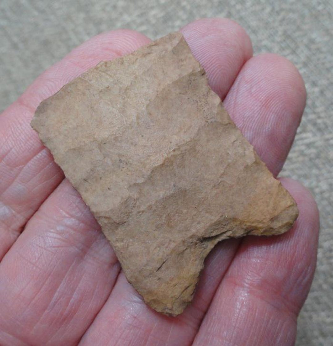 Really Nice Authentic Large Paleo Base Found in Illinois / Artifact ...