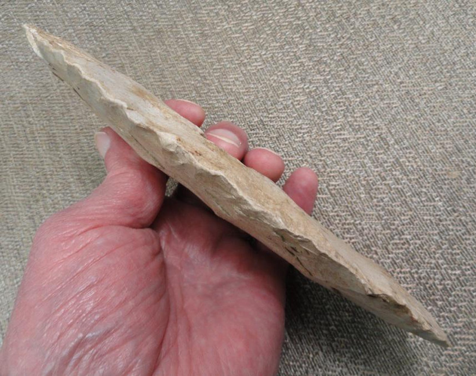 Nice Authentic Large Flint Hoe Found in Illinois / Artifact / Relic ...