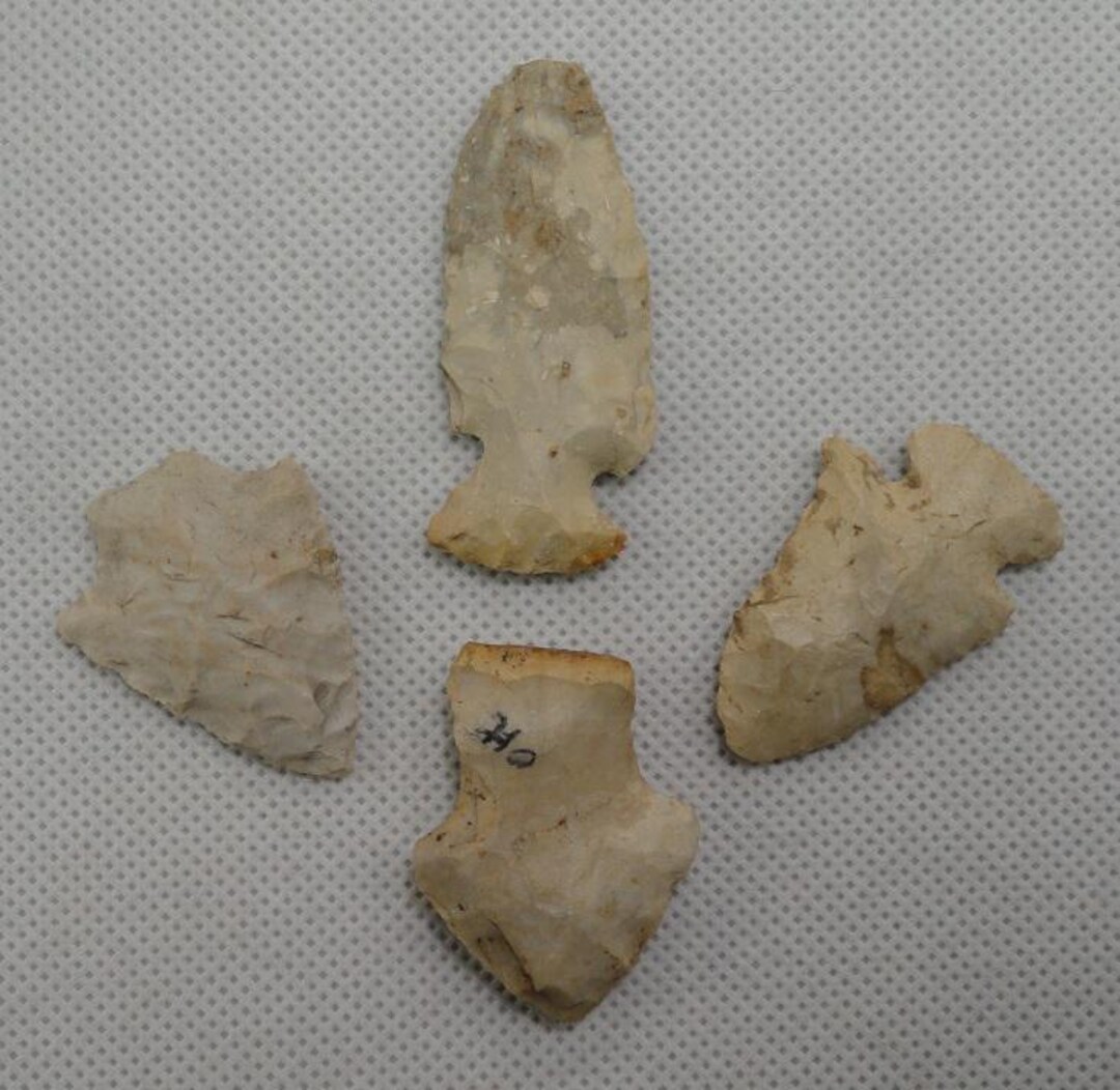 4 Very Nice Arrowheads Found in Ohio & Indiana / Artifact / Relic ...