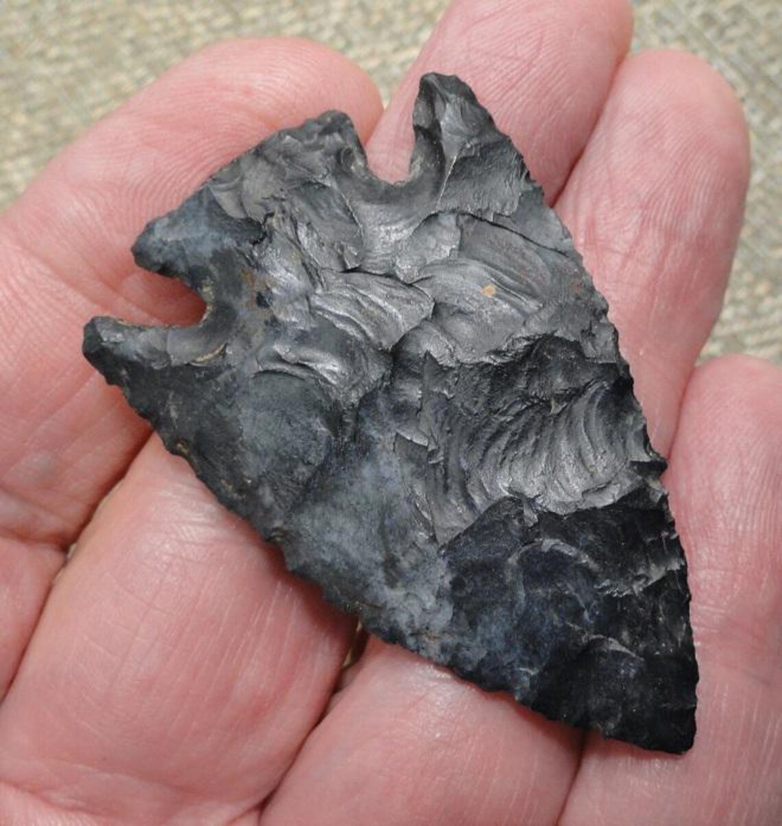 A Really Nice Coshocton Archaic Corner Notch Point / Ohio / Artifact ...