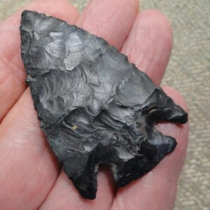 A Really Nice Coshocton Archaic Corner Notch Point / Ohio / Artifact ...