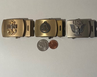 Military Belt Buckle Navy - Etsy