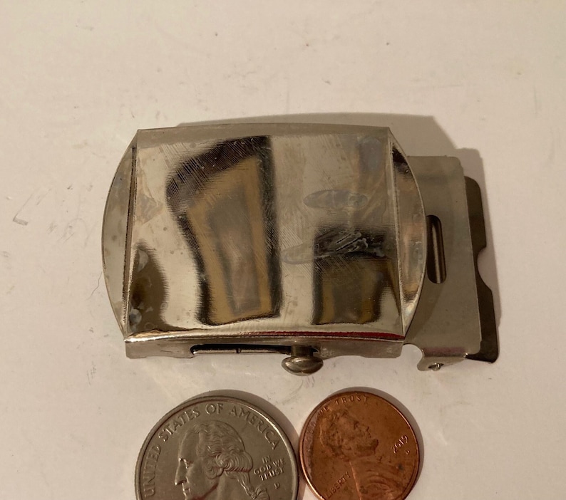 Vintage Belt Buckle Military Gig Line Quality Heavy Duty - Etsy