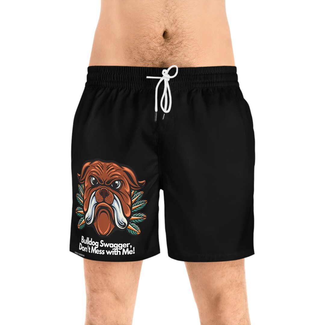 Bulldog Swagger POD Men's Mid-length Swim Shorts (AOP) - Etsy