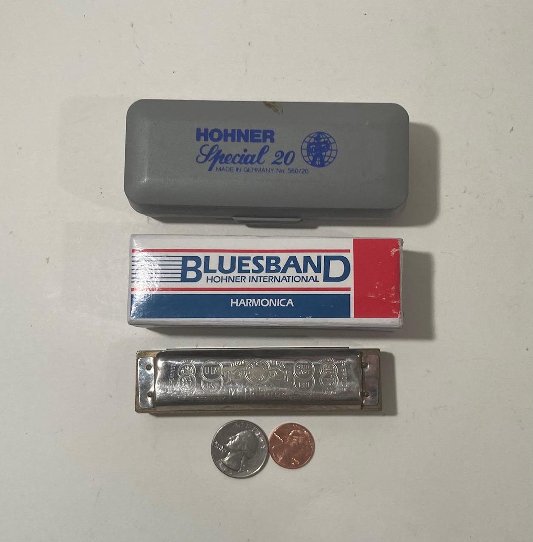 Vintage Lot of 3 Metal Harmonicas, Harmonica, Music Instruments, Hohner Special 20, Made in ...