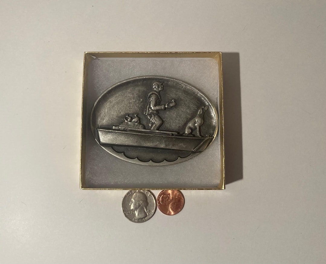 Vintage 1977 Metal Belt Buckle, Duck Decoys, Ducking Hunting, Nature ...