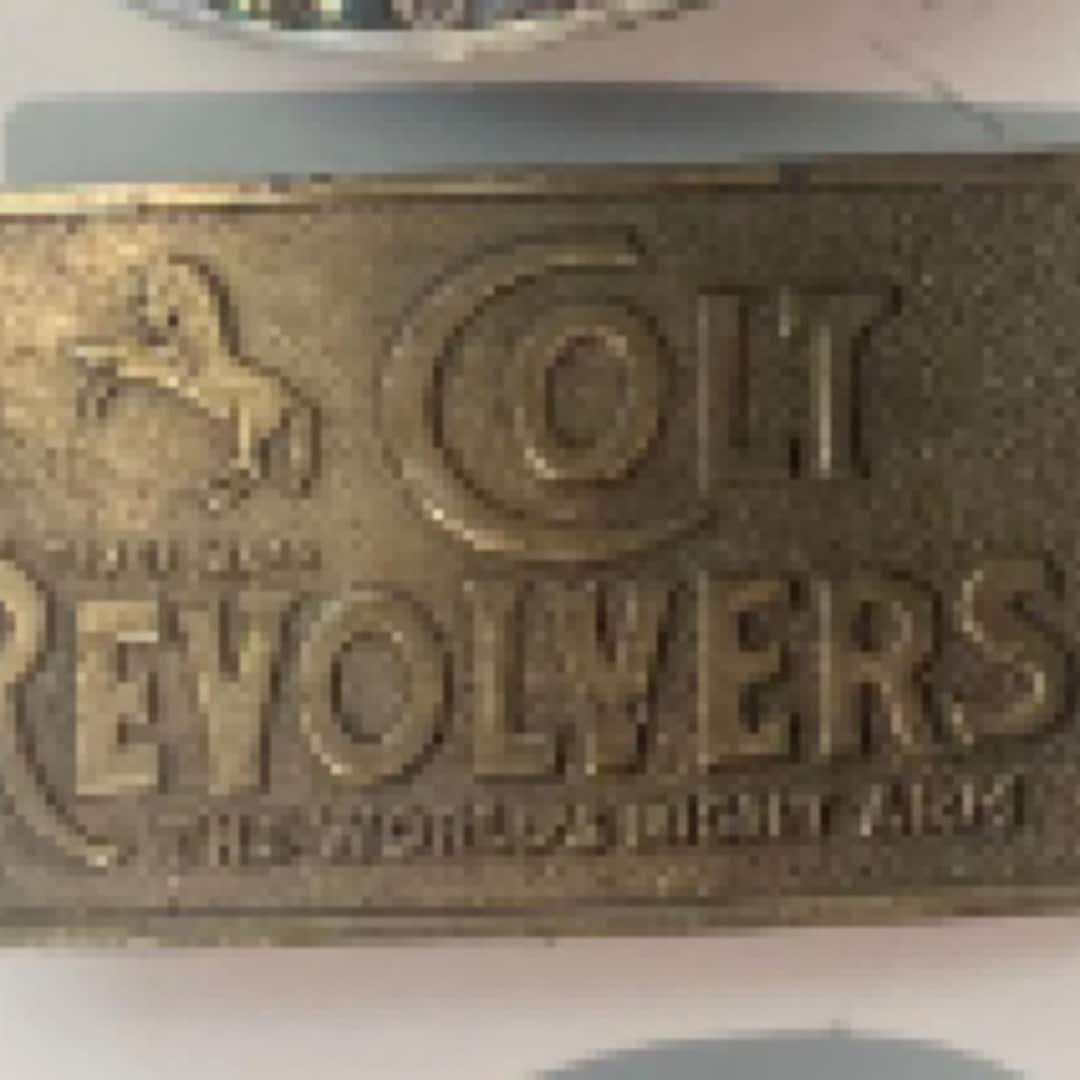 Vintage Colt Revolvers Belt Buckle - Etsy
