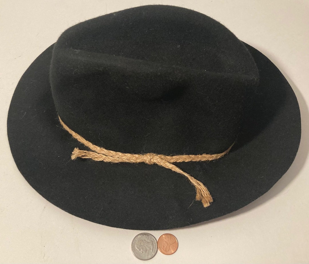 Vintage Hat, Black, Self Conforming, Size One Size, Quality, Cowboy ...