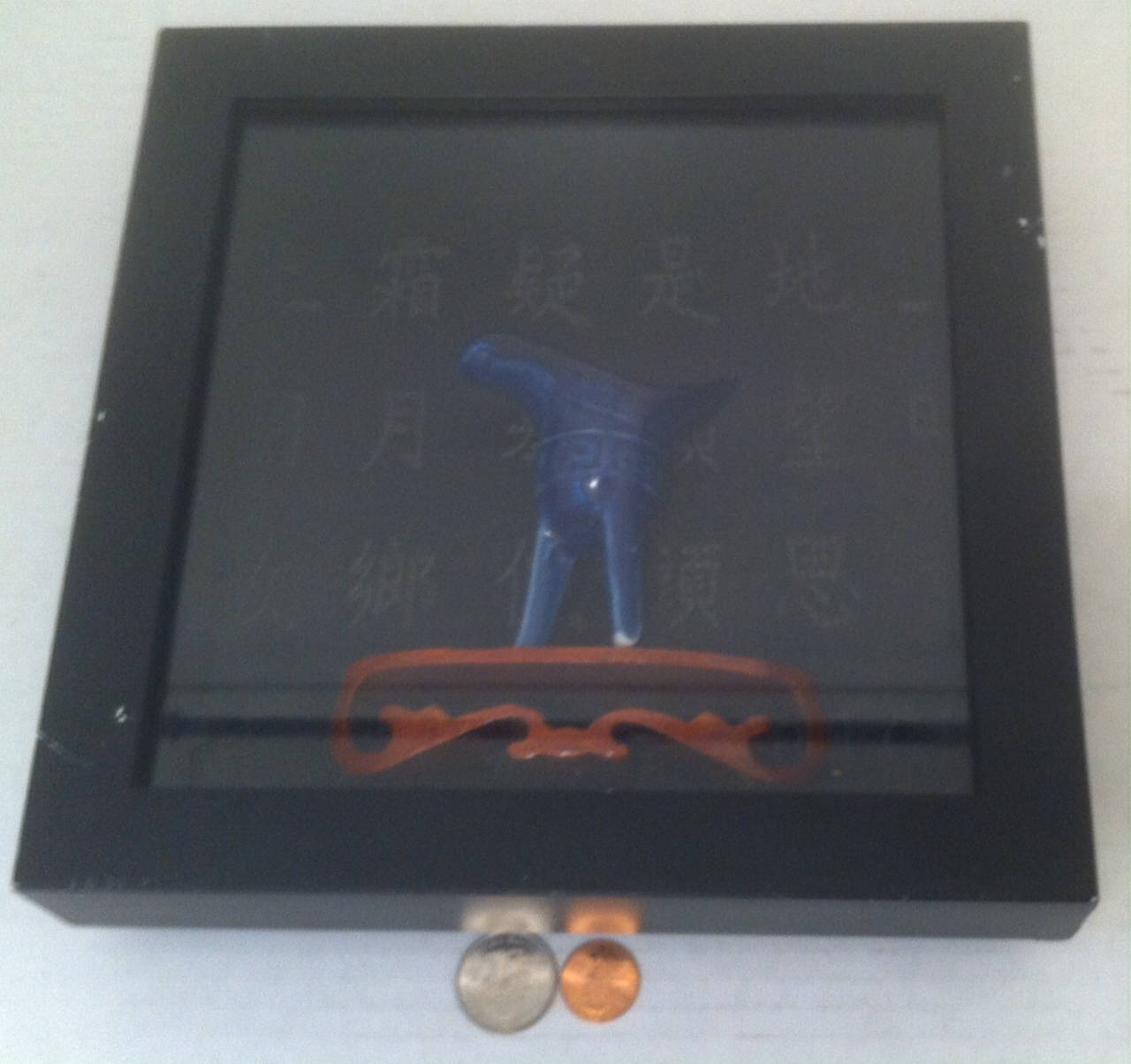 Vintage Asian Wall Hanging, Shadow Box, Japanese Wall Art, 9 X 9 X 2 ...