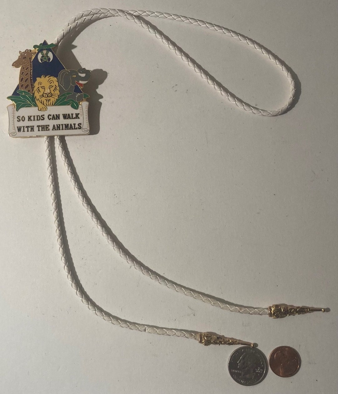 Vintage Metal Bolo Tie, Shriner's Hospital, so Kids Can Walk With the ...