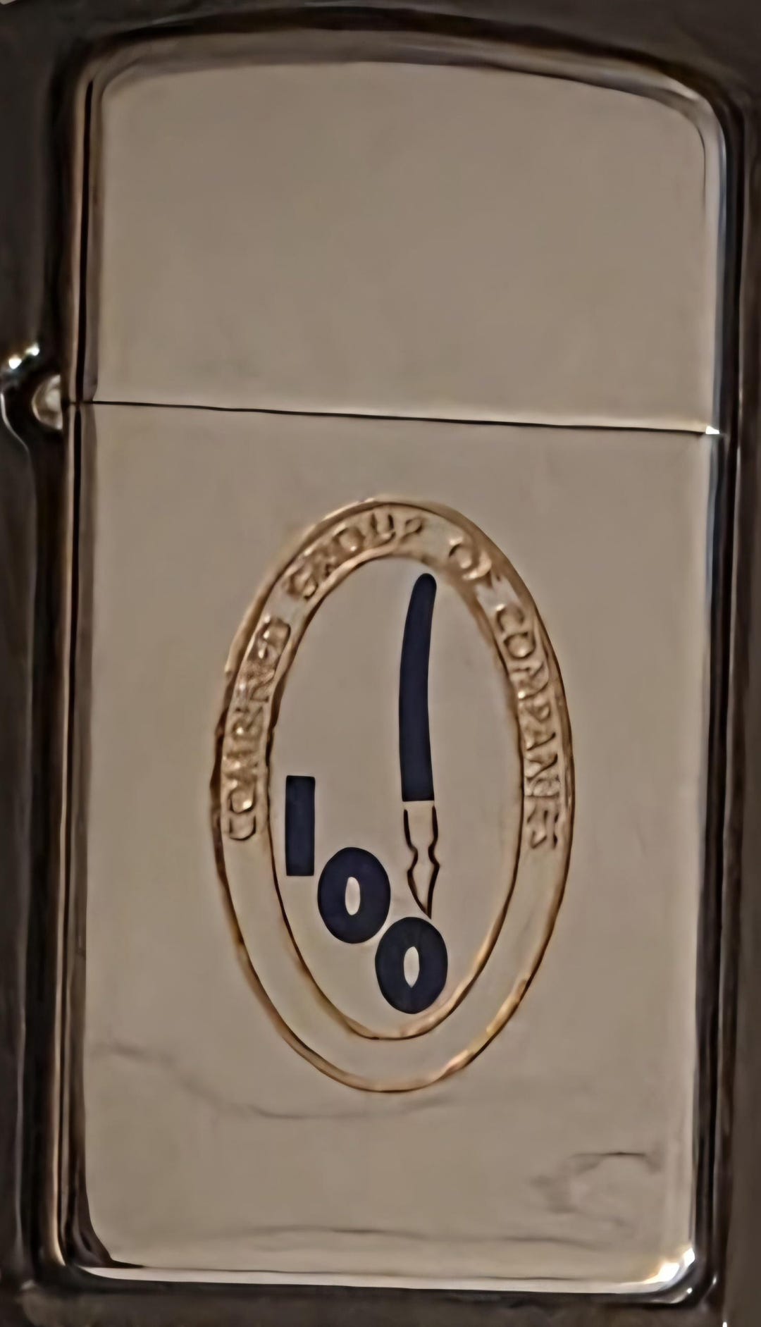 Vintage Metal Zippo Zip Lighter, 100 Combined Group of Companies, Made ...