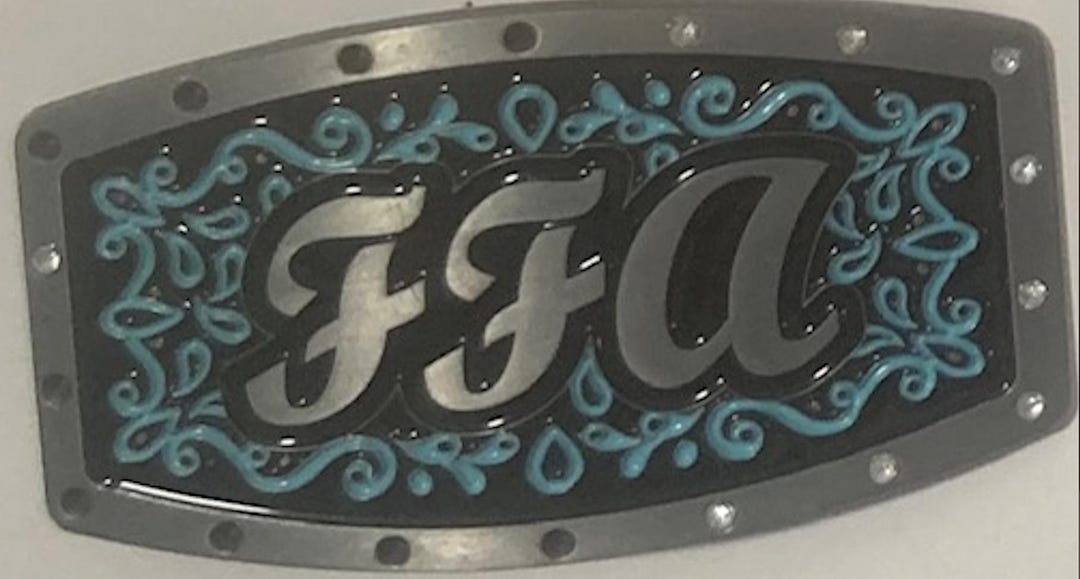 Vintage Metal Belt Buckle, National FFA Organization, Nice Design ...