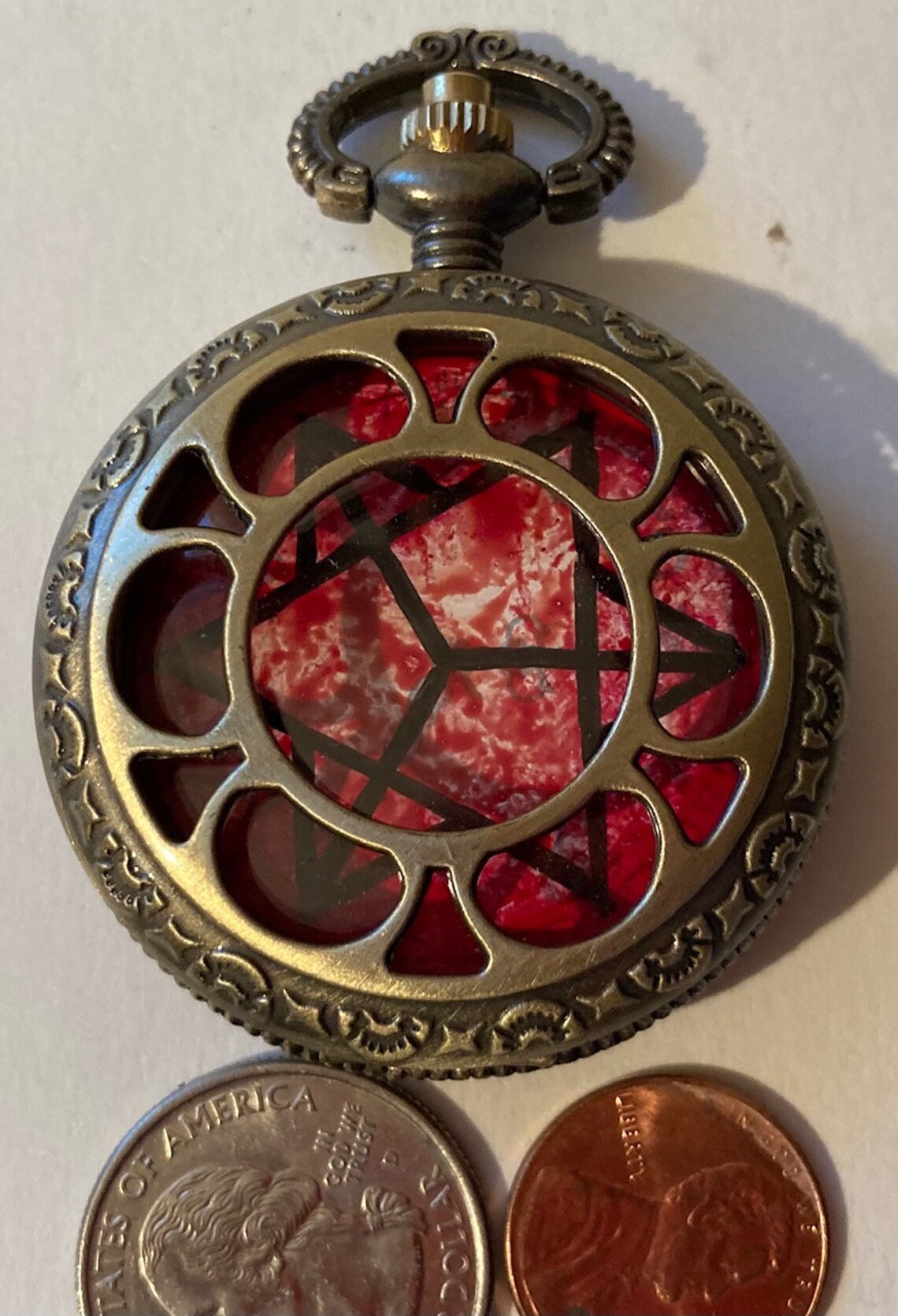 Vintage Metal Pocket Watch Star Clock Time Style - Etsy