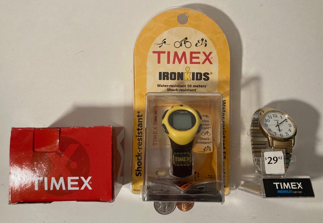 Lot of 3 Vintage Timex Wrist Watches, Watch, in Original Cases, Fashion ...