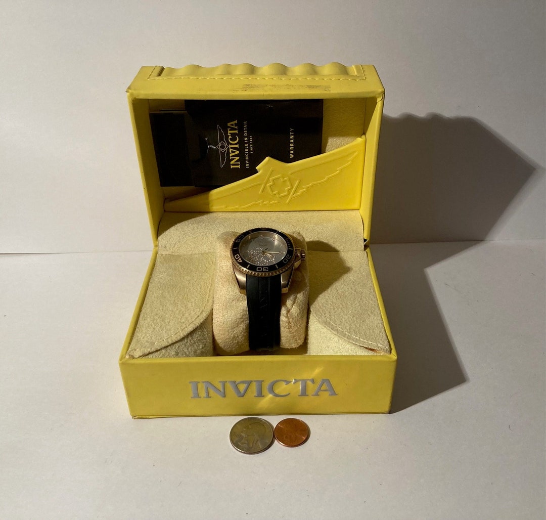 Vintage Metal Invicta Angel Watch, Time Piece, Clock, Wrist Watch ...