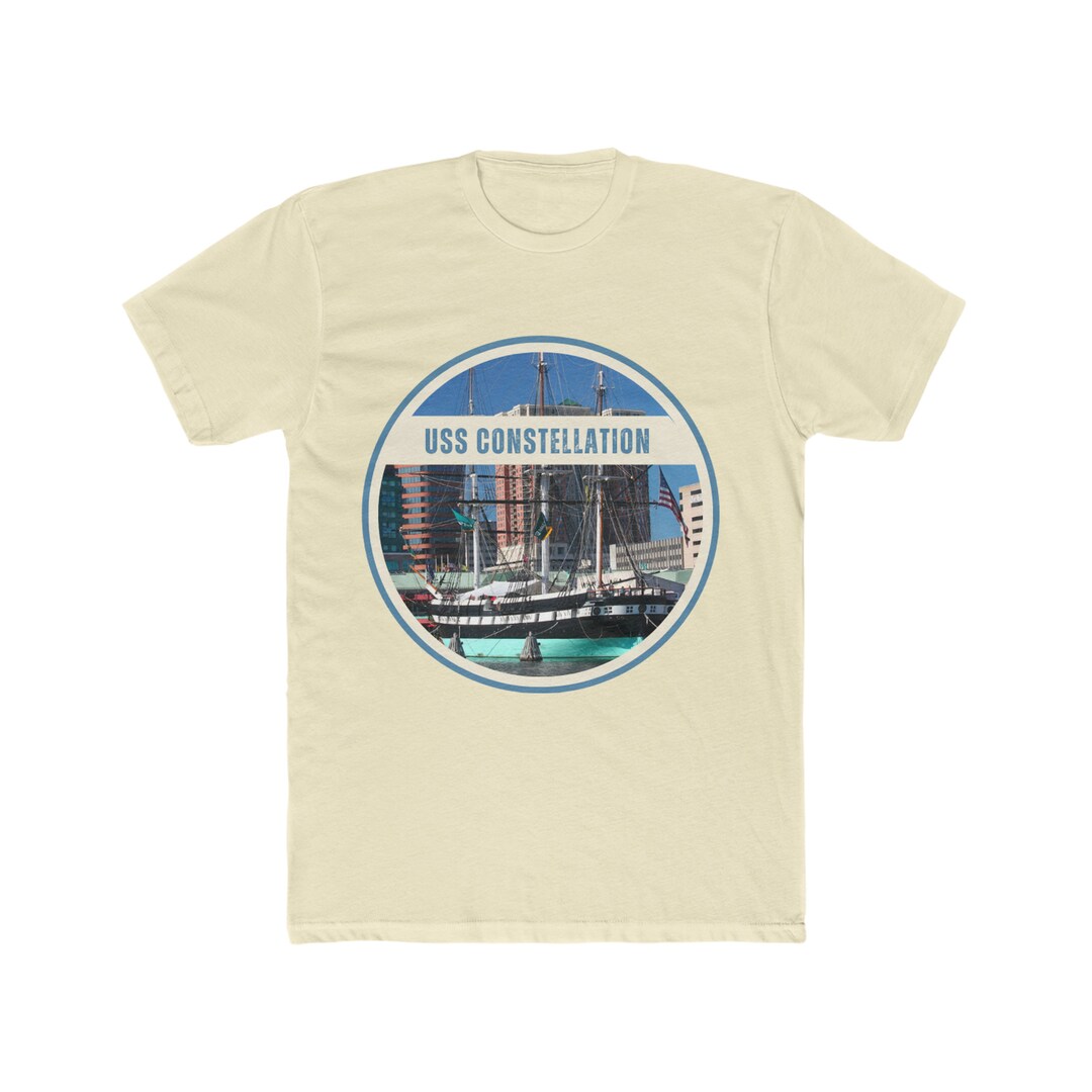 USS Constellation United States Ships POD Men's Cotton Crew Tee - Etsy