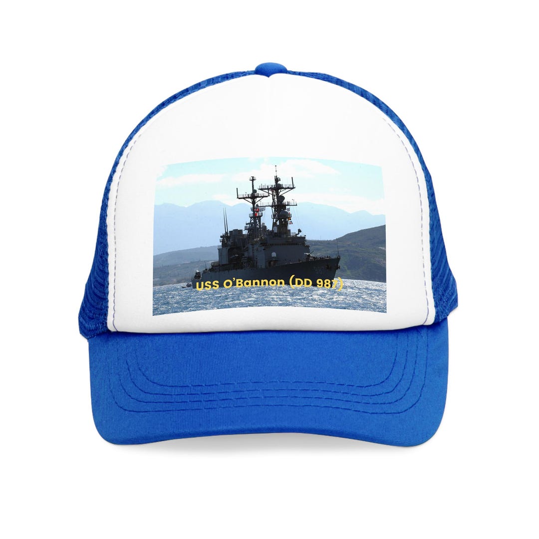 USS O Bannon (DD 987) Navy POD Smileandlaughtees Mesh Cap - Etsy