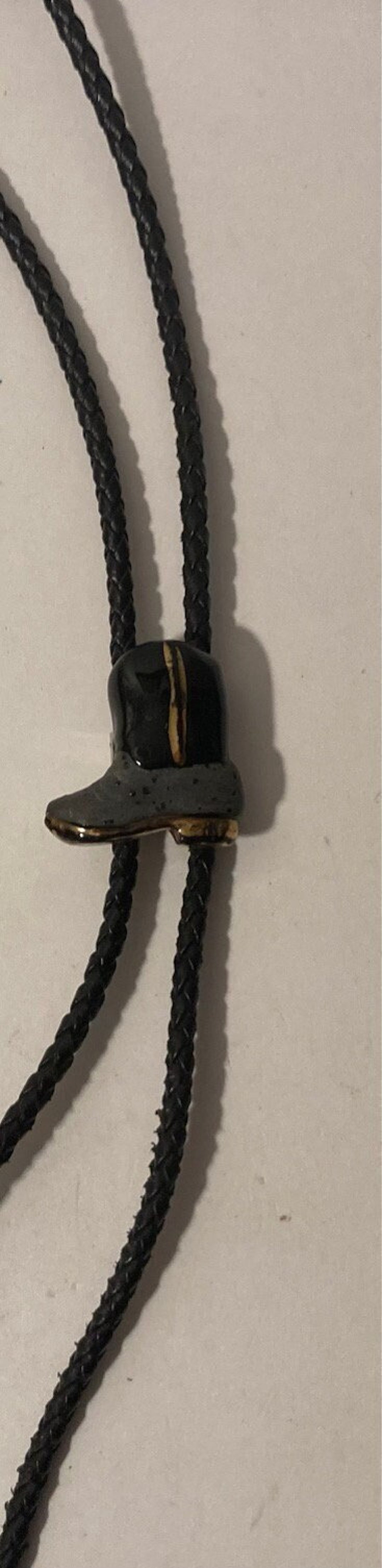 Vintage Metal Bolo Tie, Nice Cowboy Boot Design, Nice Western Design, 1 ...