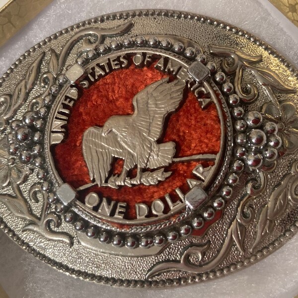 Silver Dollar Belt Buckle - Etsy