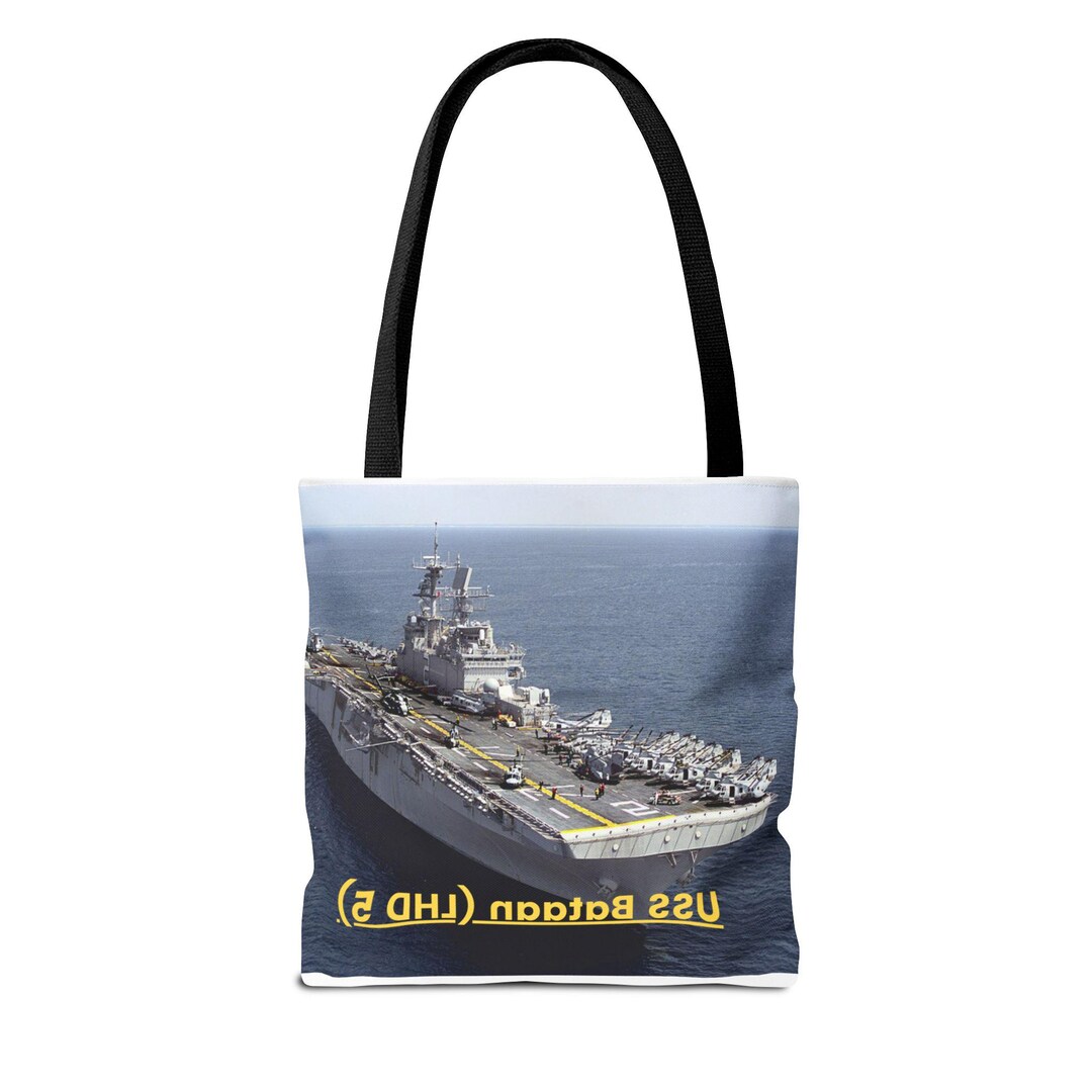 USS Bataan (LHD 5) Navy POD Smileandlaughtees Tote Bag - Etsy