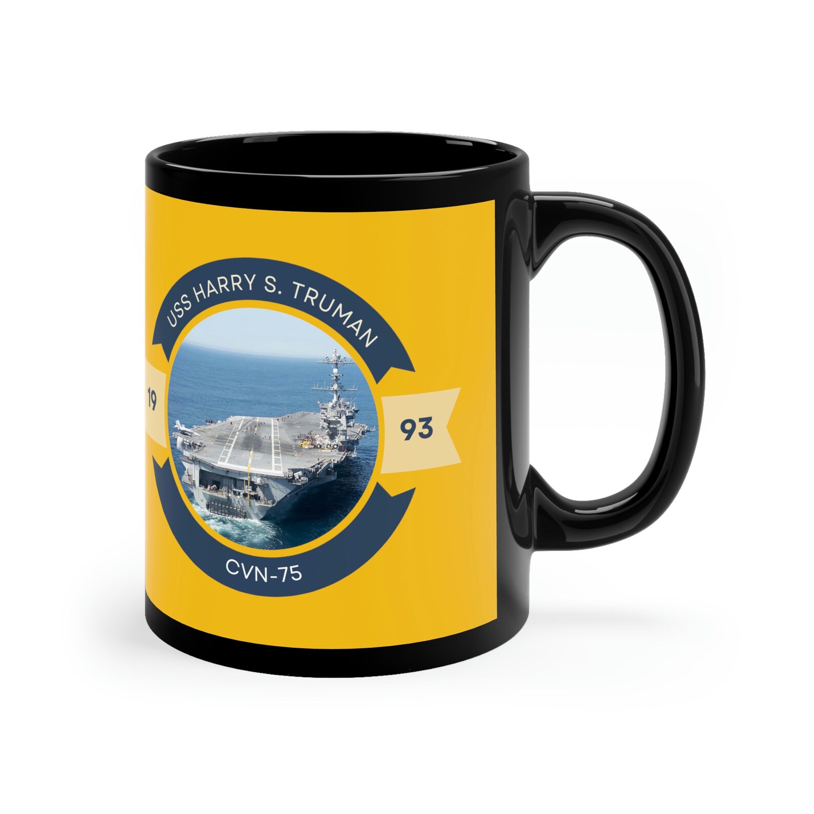 USS Harry S. Truman CVN-75 POD Navy Ship 11oz Black Mug - Etsy