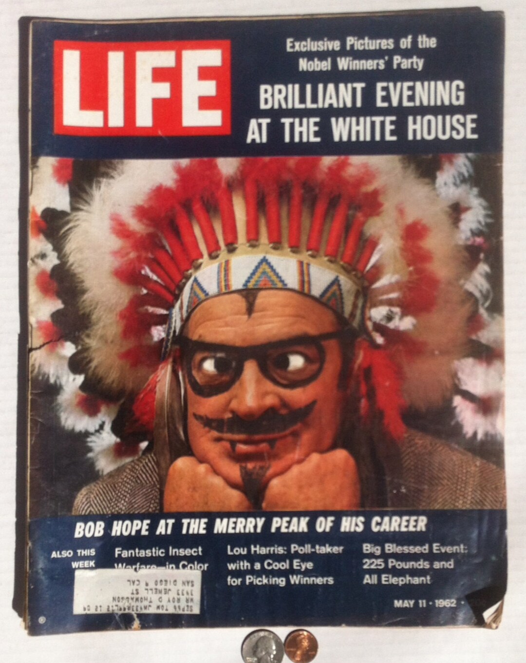 Vintage 1962 Life Magazine, Brilliant Evening at the White House, Bob ...