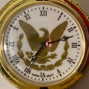 Vintage Metal Pocket Watch, Eagle, Clock, Time, Style - Etsy