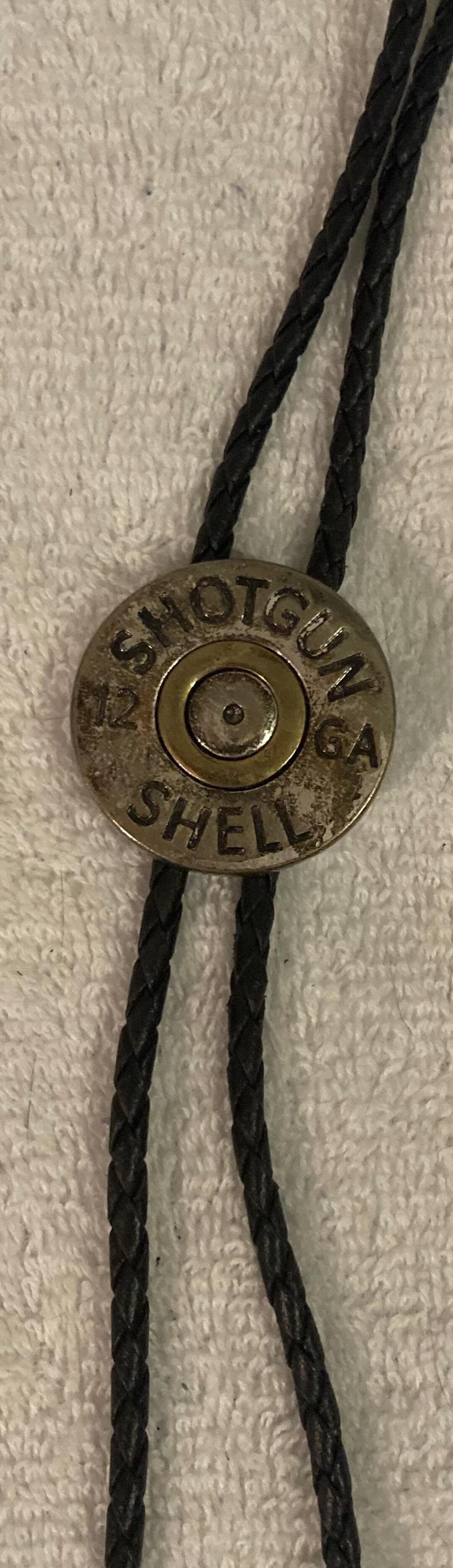 Vintage Metal Bolo Tie, 12 Gauge Shell Design, Nice Western Design, 1 1 ...
