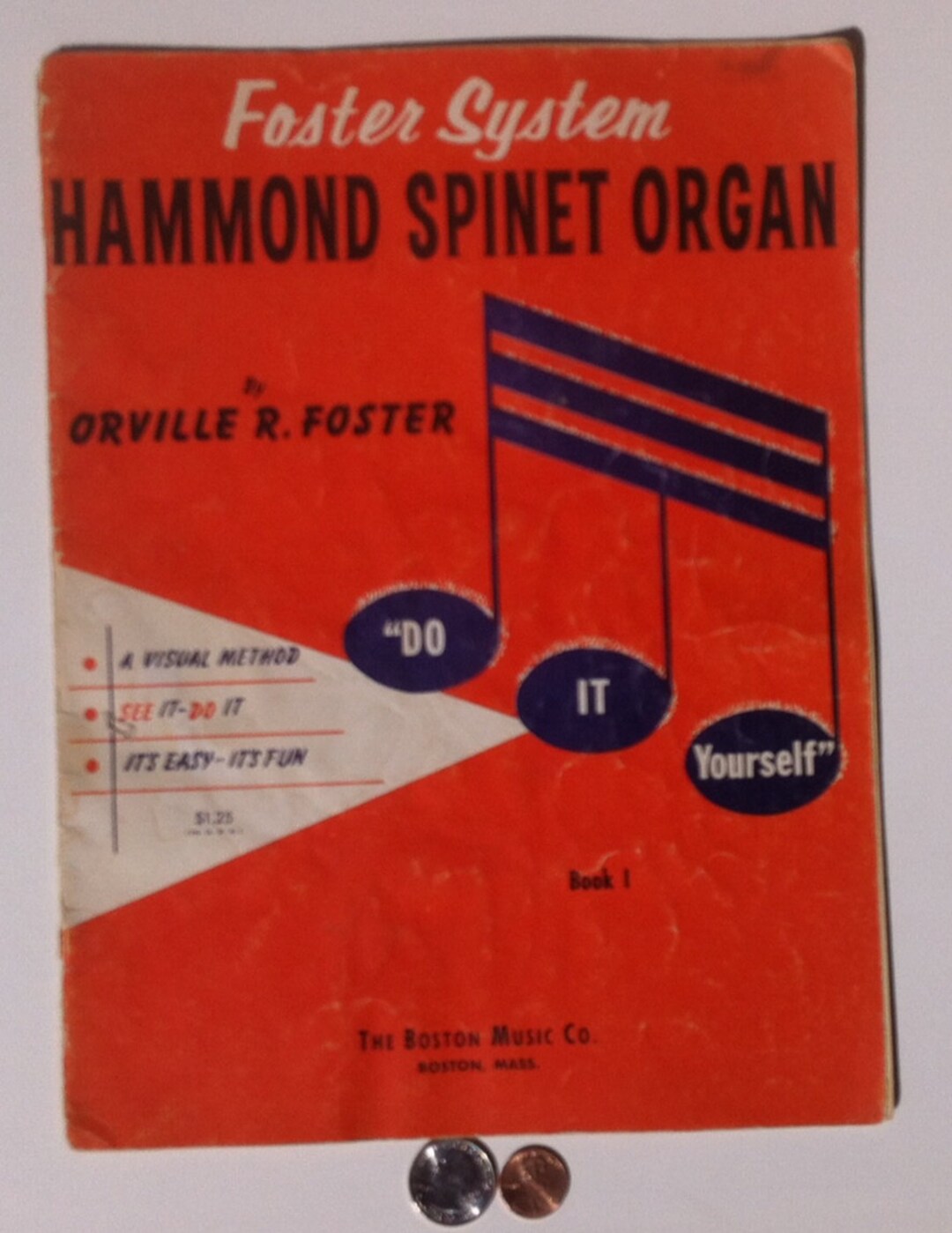 Vintage Hammond Spinet Organ, Faster System, the Boston Music Company ...