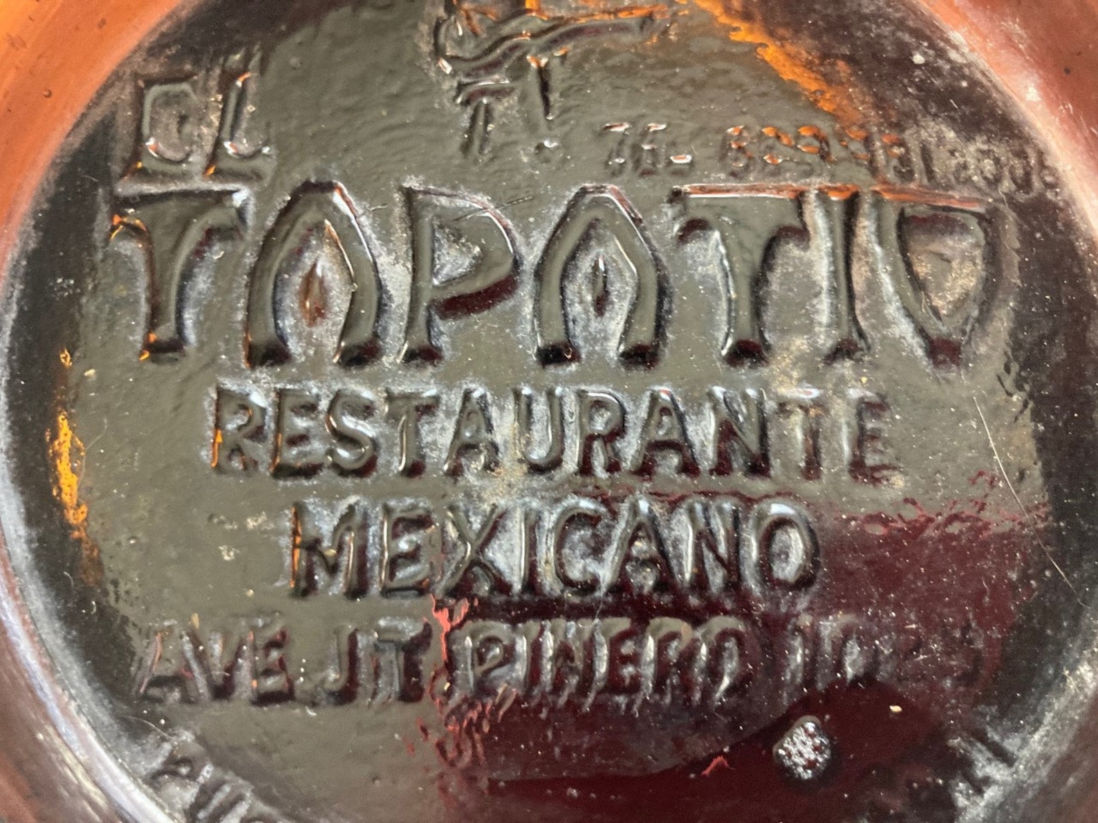 Vintage Thick Heavy Duty Glass Ashtray El Tapatio Restaurante | Etsy