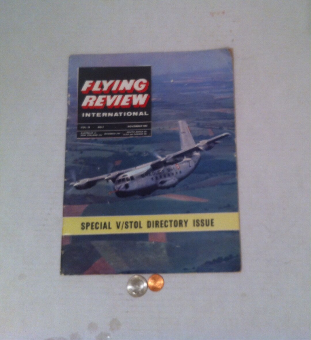 Vintage 1963 Royal Air Force Flying Review Magazine, International, Fun ...