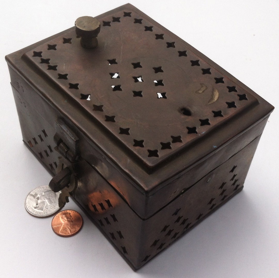 Vintage Brass Box, Patina or Shine It Back Up, 5 X 4 X 3 1/2 Inches ...