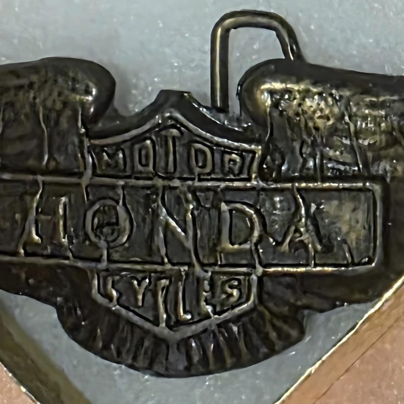 Vintage Belt Buckle Honda - Etsy