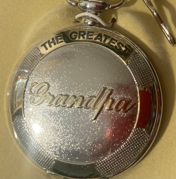 Vintage Metal Pocket Watch, Grandpa, Papi, Grand Fath… - Gem