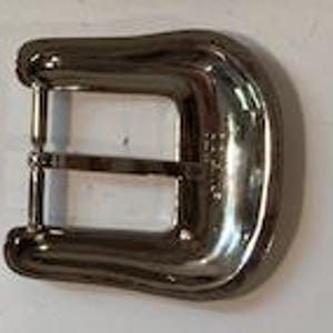 Vintage Metal Belt Buckle, Western Crystal Buckle, Quality, Made in USA ...