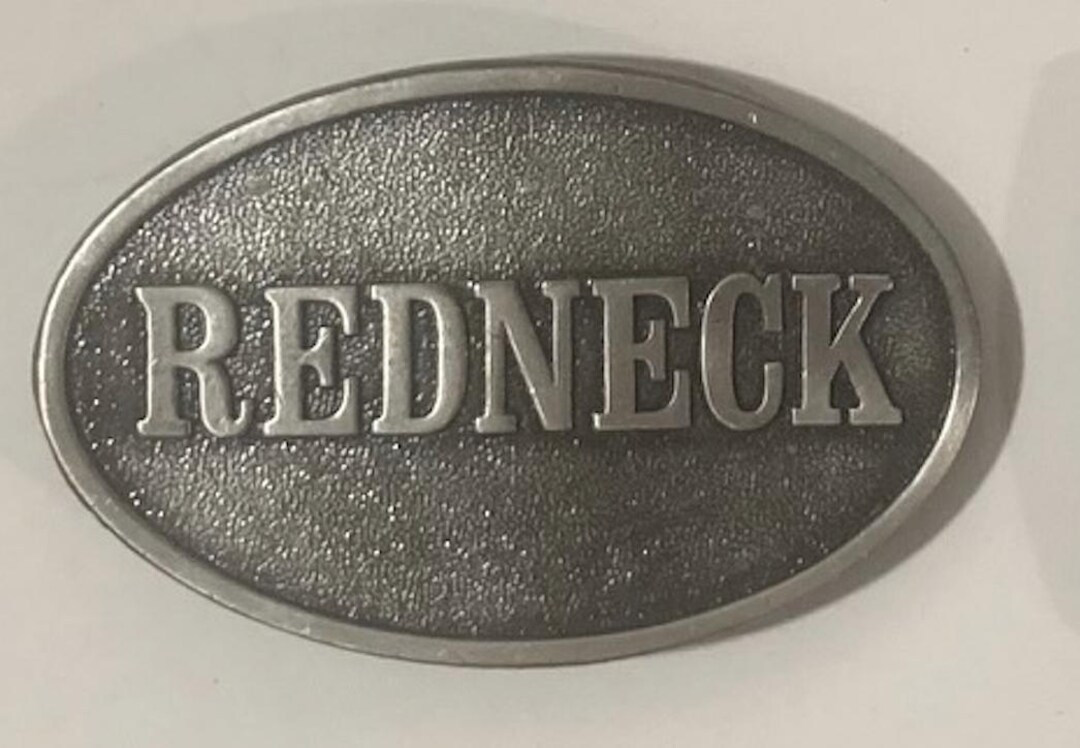 Vintage Metal Belt Buckle, Redneck, Nice Design, Standard Size, Heavy ...