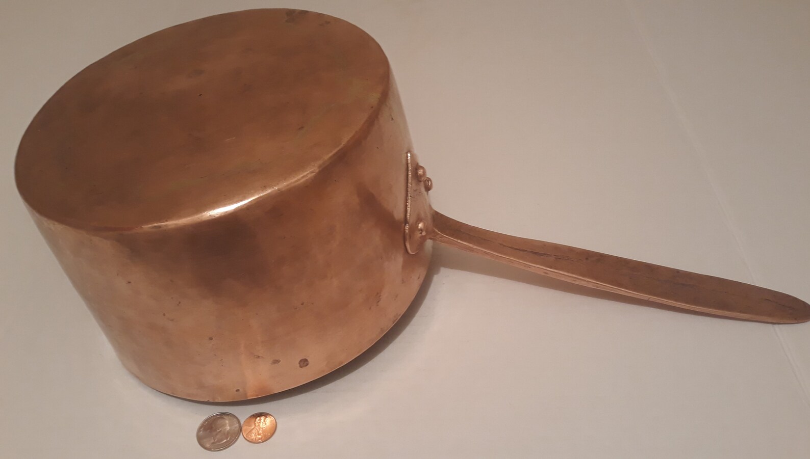 Vintage Copper Pot, Hammered Metal, Super Heavy Duty & Quality, 18 ...