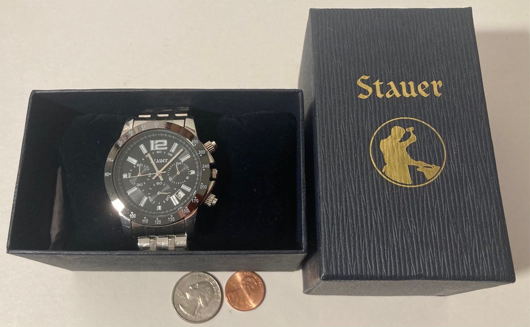 Vintage Stauer Wrist Watch, in Original Case, Fashion, Time, Clock ...