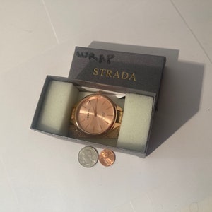 Vintage Wrist Watch Strada Leather Band Wrap Watch Clock - Etsy