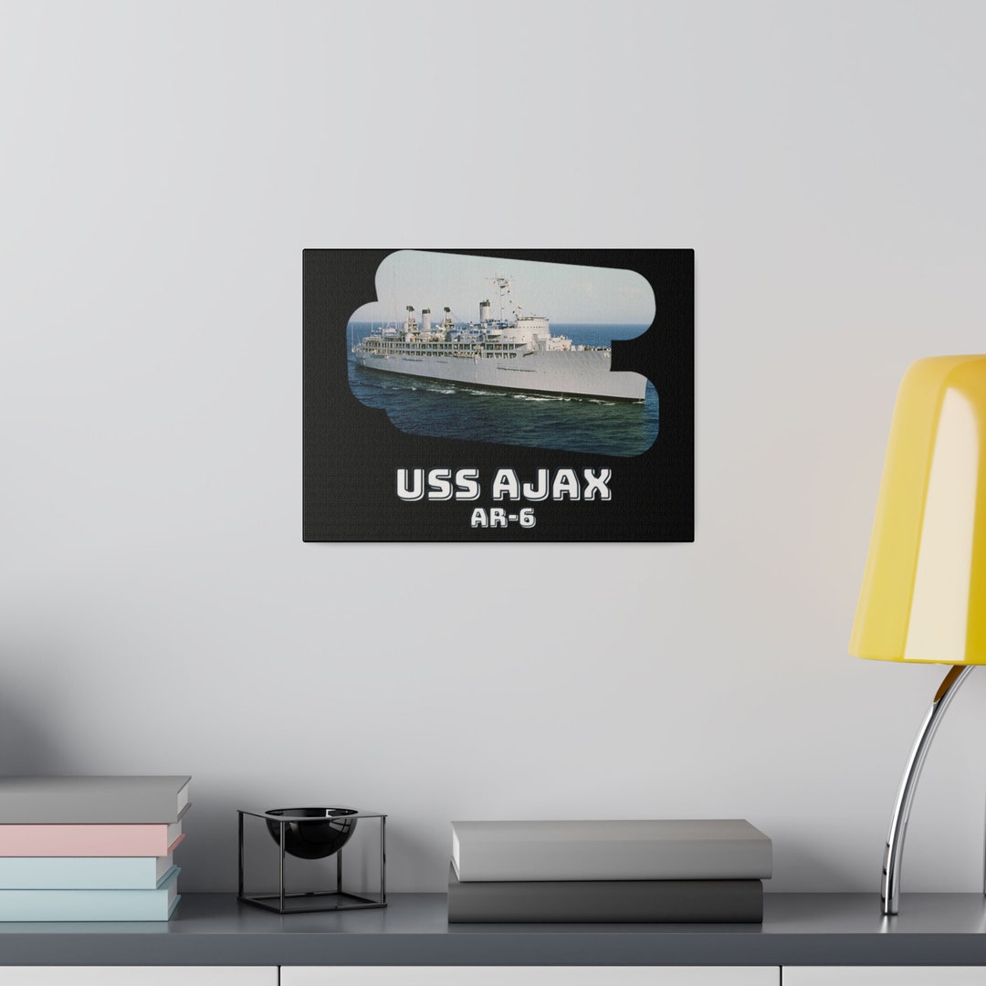USS Ajax AR-6 United States Ship POD Matte Canvas, Stretched, 0.75" - Etsy